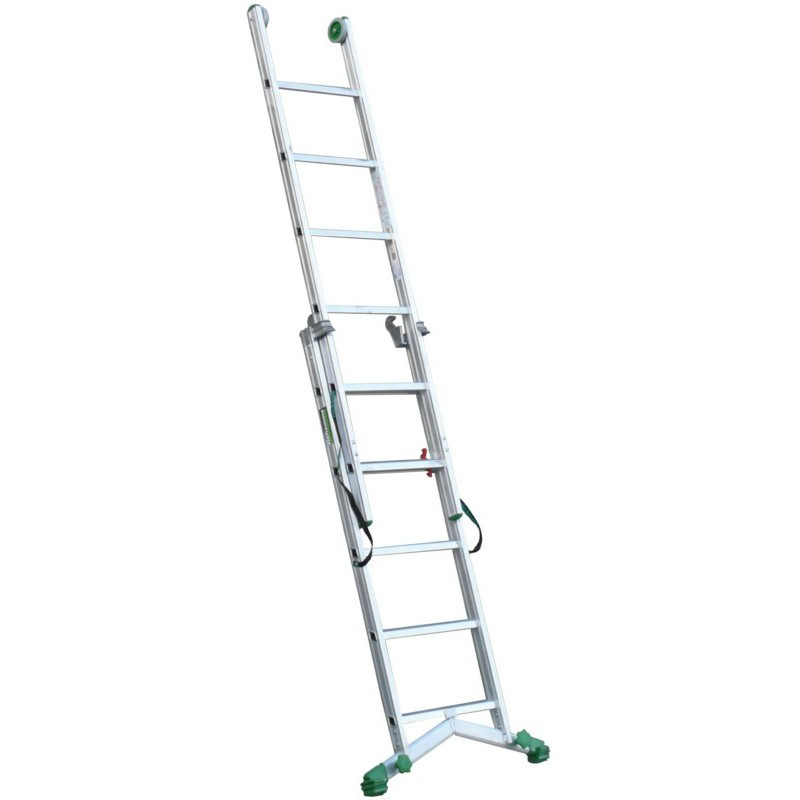 Echelle transformable 2 plans aluminium longueur pliée 204 cm ...