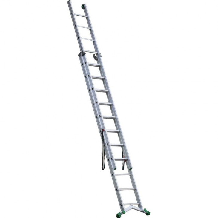 Echelle transformable 2 plans aluminium longueur pliée 384 cm ...